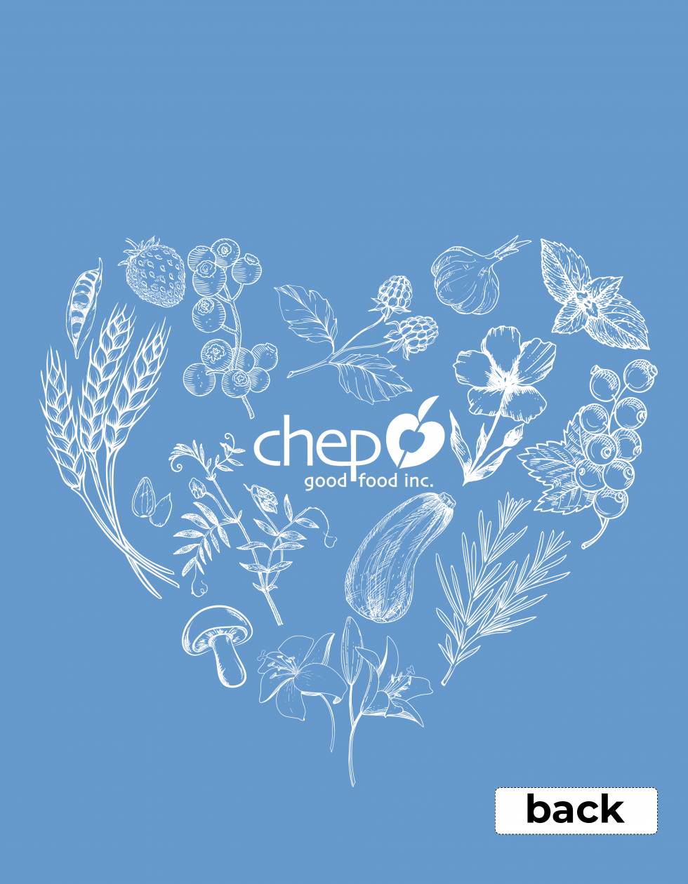 CHEP T-Shirt – Blue | CHEP Good Food Inc.